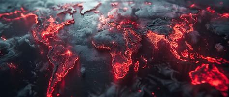 Premium Photo Global Epidemic Concept On Earth Map Abstract