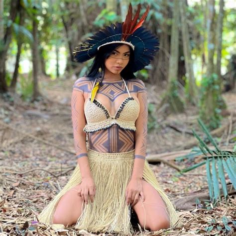 Indígena Baré Garotas Moda Indígena Roupas Indigenas