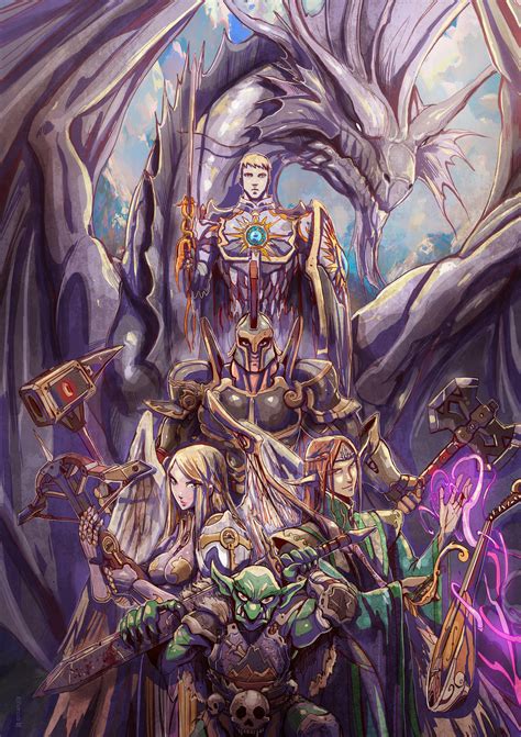 Dnd Rpg Party By Manguinha On Deviantart