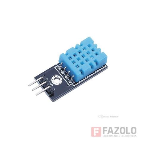 Modulo Sensor Temperatura Umidade Dht11 010 0168 Fazolo Componentes Eletrônicos