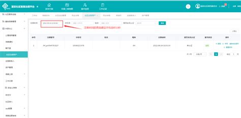 Bug 6750 【社区注册用户】：注册时间的查询建议取消时分秒，当含有时分秒，查询出来的数据与列表中的时间时分秒不一致，建议取消，仅保留