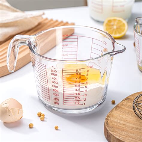 Heat Resistant Pyrex Measuring Cup Glass Kitchen Measuring Tool Special