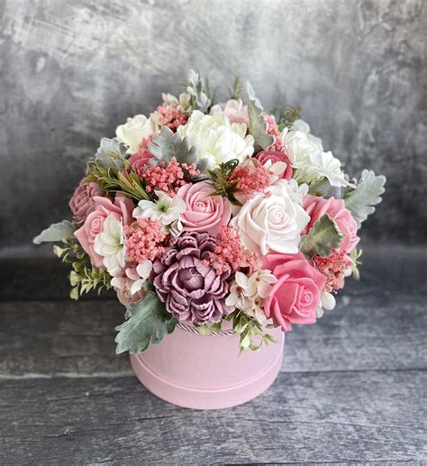 Букет из мыла ручной работы Искусственные цветочные композиции Цветочные композиции