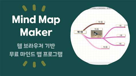 Mind Map Maker 웹 브라우저 기반 무료 마인드 맵 프로그램 Youtube