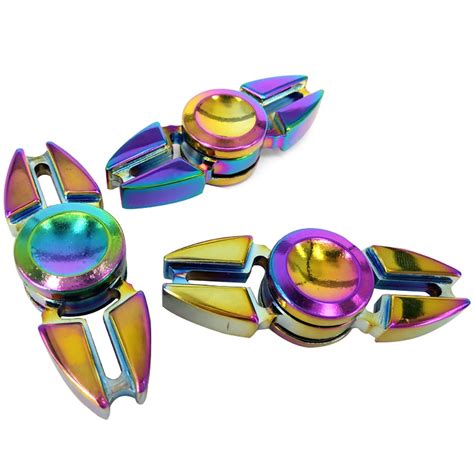 Rainbow Crab Hand Spinner Adhd Fidget Edc Fingertip Gyro Anti Stress