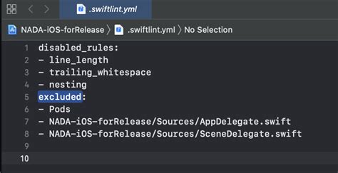 Projectsetting 프로젝트에 Swiftlint 를 적용해보자