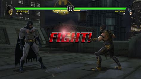 Mk Vs Dc Battles Scorpion Vs Batman Youtube