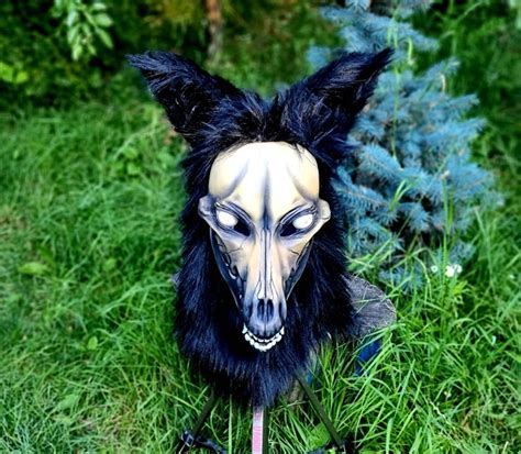 SCP 1471 A Mask Wolf Skull Mask Skull Faced Zombie Werewolf Etsy UK