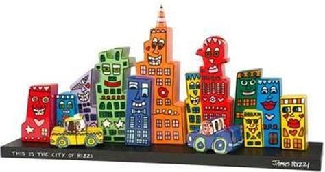 24 רעיונות של גיימס ריזי עיר פופ ארט מחקים