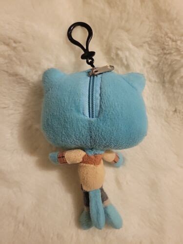 7 Cartoon Network Amazing World Of Gumball Plush Clip And Pouch Plush