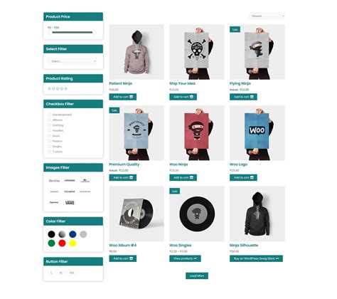 woocommerce product filter widget for elementor by qualarch codecanyon