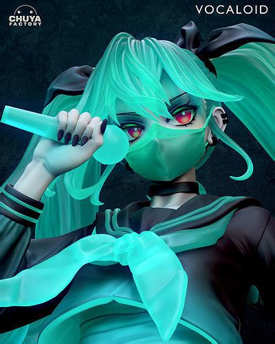 Hatsune Miku 3d Model 3d Printable Cgtrader