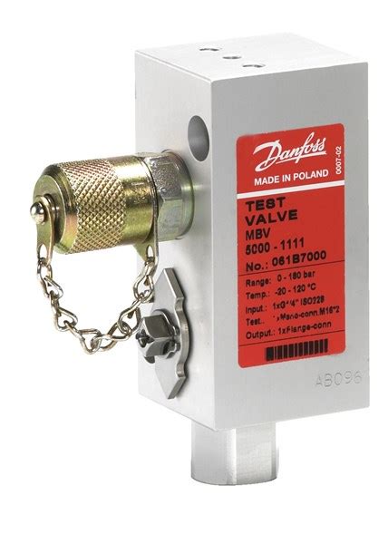 061b7000 Válvula De Teste Mbv 5000 M 15 Danfoss Loja Virtual Vaportec