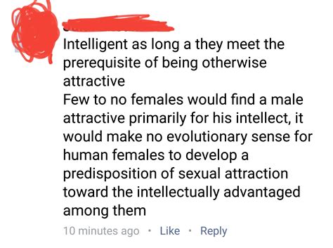 Fb User On Women Finding Intelligent Men Attractive R Iamverysmart