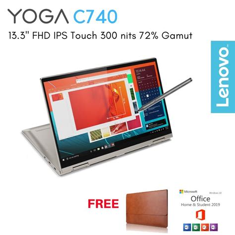 Jual Lenovo Yoga C740 14iml Ohs I7 10510u Win10 16gb 1tb Ssd 14