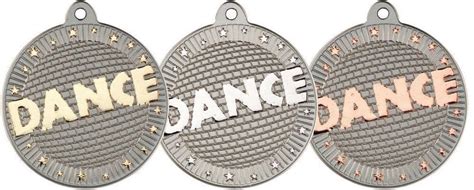 Two Tone Dance 50mm Medal Trophymaster Uk