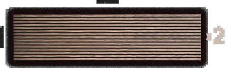 Walnut Acoustic Slat Wood Panels Wallterra