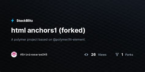 Html Anchors1 Forked StackBlitz