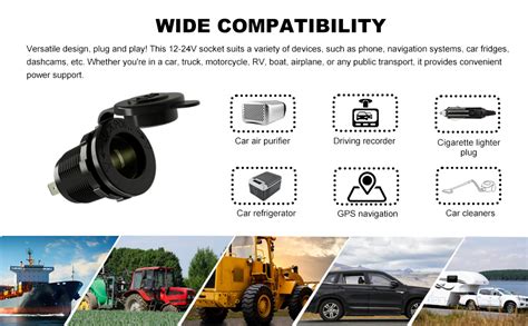 Empower Your Journey With Damavo Premium 12v Cigarette Lighter Socket