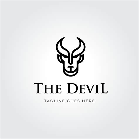 Devil Logo Template Design Concept 49012184 Vector Art At Vecteezy