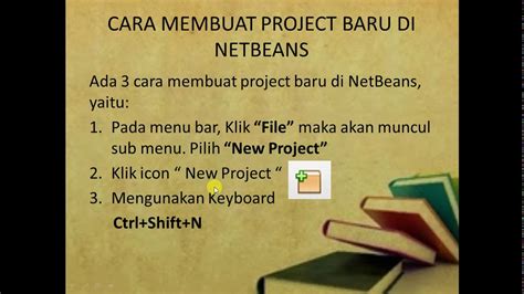 Membuat Project Java Netbeans Youtube