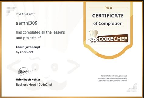 Javascript Codechef Webdevelopment Skilldevelopment Samhitha