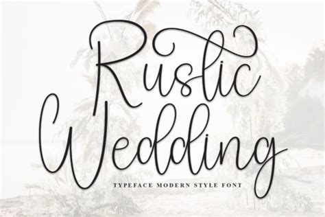 Rustic Wedding Font By · Creative Fabrica