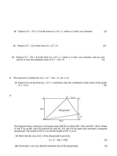 1 quadratic pdf