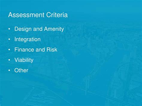 Ppt Assessment Criteria Powerpoint Presentation Free Download Id