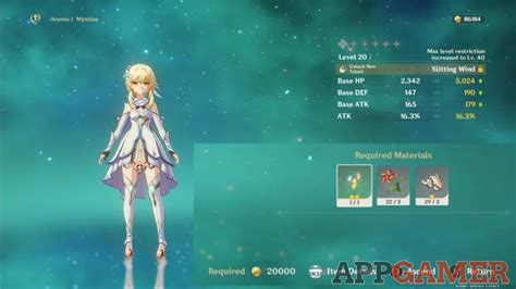 How To Level Up And Ascend Characters Genshin Impact Guide And