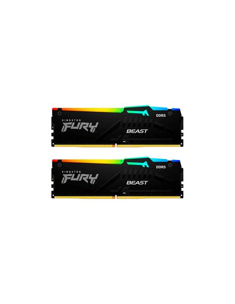 Kingston Fury Beast 16gb 2x8gb Ddr5 6000mhz Rgb Cl36 Memoria Ram