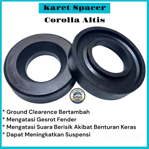 Jual Karet Tatakan Spacer Support Shock Lift Kit Depan Belakang Atas