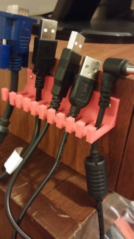 Cable Holder 3d Printer Model Download Free Stl File