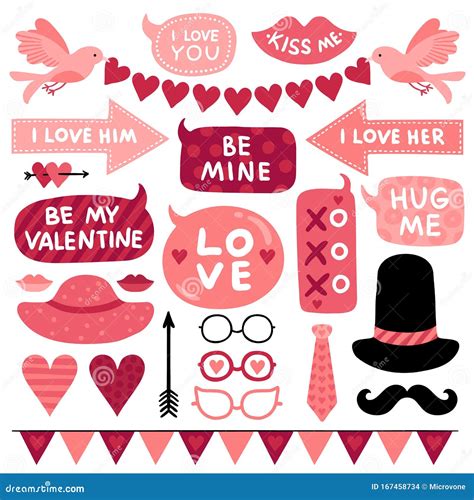 Pink Love Heart Pattern Map Of Monaco Royalty Free Illustration