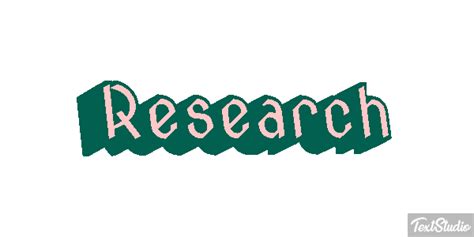 Research Word Animated  Logo Designs