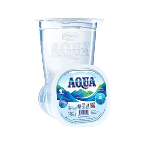 Jual Aqua Air Mineral Gelas Cup 200ml 1 Box 48 Cup Shopee Indonesia