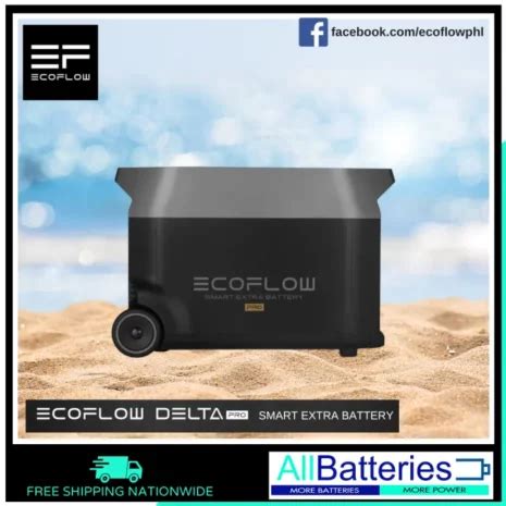 ECOFLOW DELTA PRO EXTRA BATTERY All Batteries ECOFLOW DELTA PRO EXTRA BATTERY All Batteries
