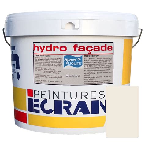 Peinture façade pro mat résine Hydropliolite fort pouvoir opacifiant