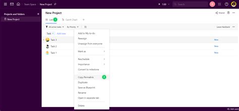 finding permalinks for tasks folders projects and spaces wrike
