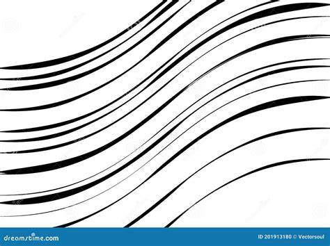 Abstract Wavy Waving Billowy And Undulating Lines Stripes Squiggly Squiggle Lines With