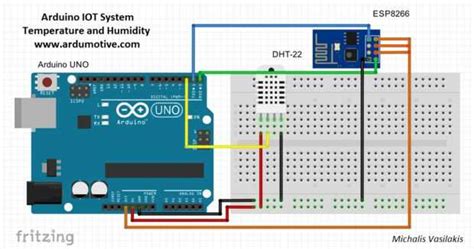 IOT De Arduino Temperatura Y Humedad Con WiFi ESP Paso El Circuito Askix