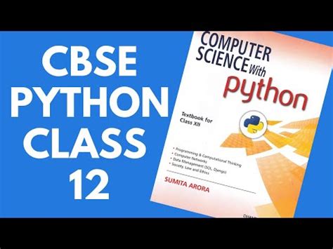 Python Tutorial For Computer Science Cbse Class Hindi Cs School