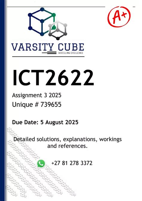 Ict2622 Assignment 3 Detailed Answers 2025 Distinction Guaranteed Object Oriented Analysis