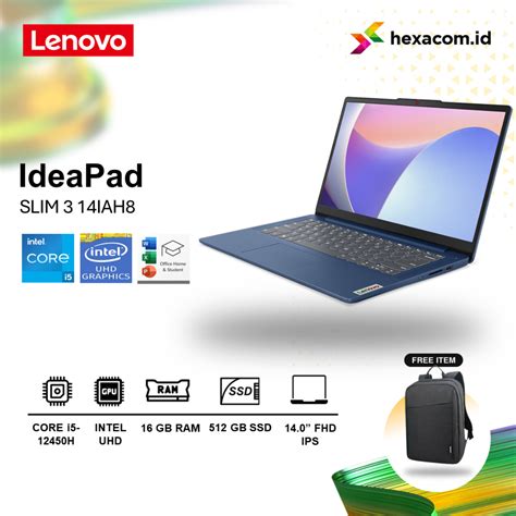 Jual Lenovo Ideapad Slim I I H Ram Gb Gb Ssd Fhd Ips W Shopee Indonesia