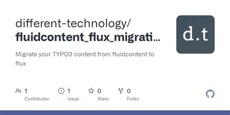 Github Different Technologyfluidcontentfluxmigration Migrate Your
