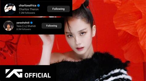 Yara Shahidi Charlize Theron Like JISOO Instagram Post JISOO ME