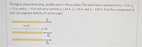 The Figure Shows Three Long Parallel Wires In The