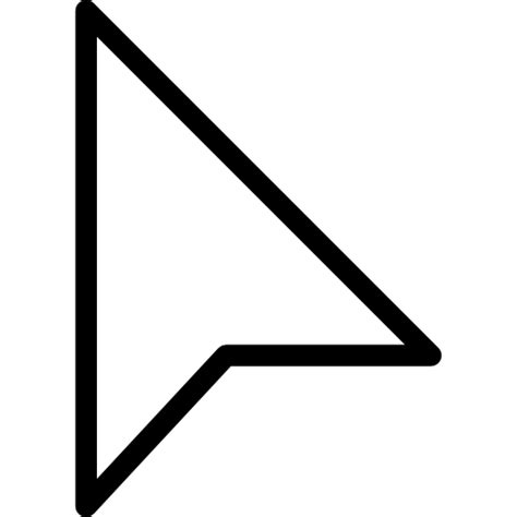 Cursor Pixel Perfect Lineal Icon