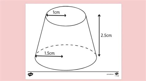 Truncated Cone Volume Formula