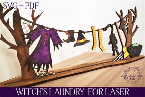 Witchs Laundry Svg Halloween Laundry Halloween Laser File Halloween